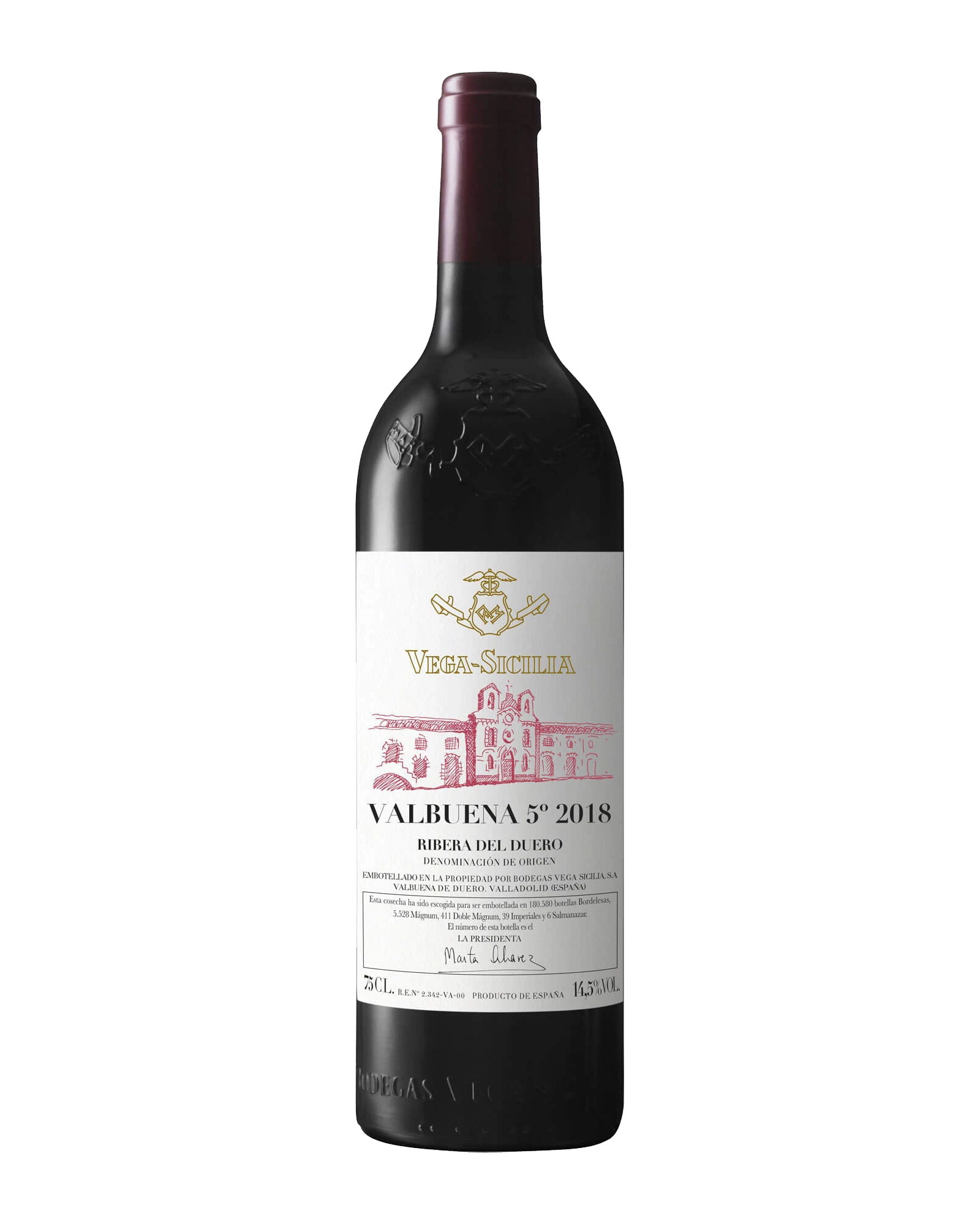 Vega Sicilia Valbuena 5 Red Blend 2018 750mL – Atambah Bottle Shop
